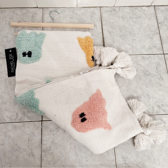 Rachel Zoe | Bedding | Rachel Zoe Multicolored Ghost Blanket Throw ...
